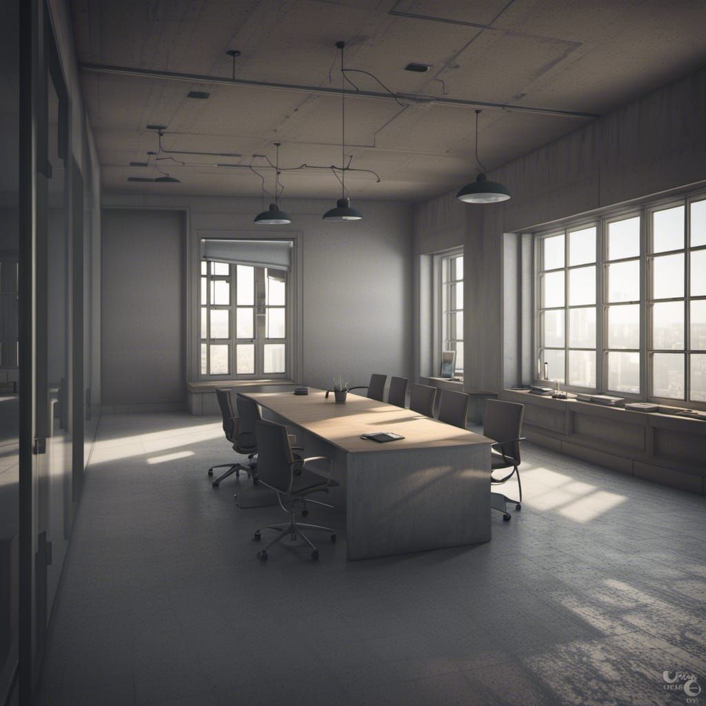 empty office during the apocalypse - AI Generated Artwork - NightCafe ...