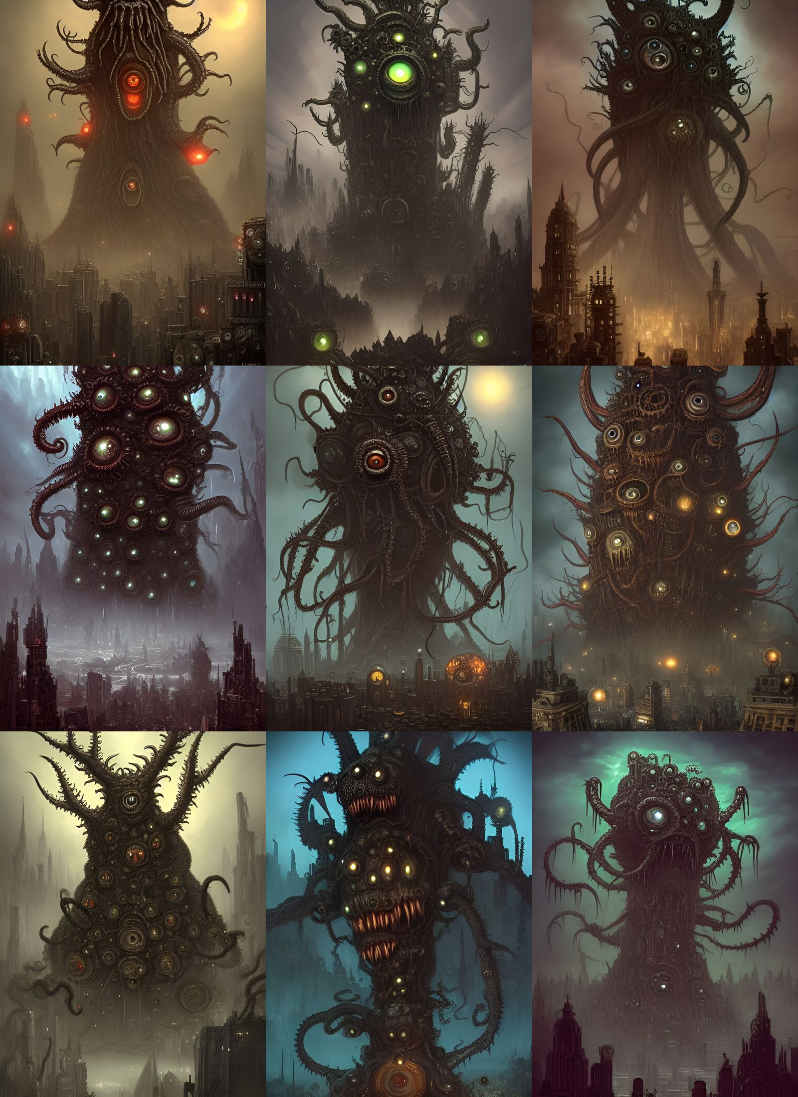 Monstrous Doom - 2 - AI Generated Artwork - NightCafe Creator