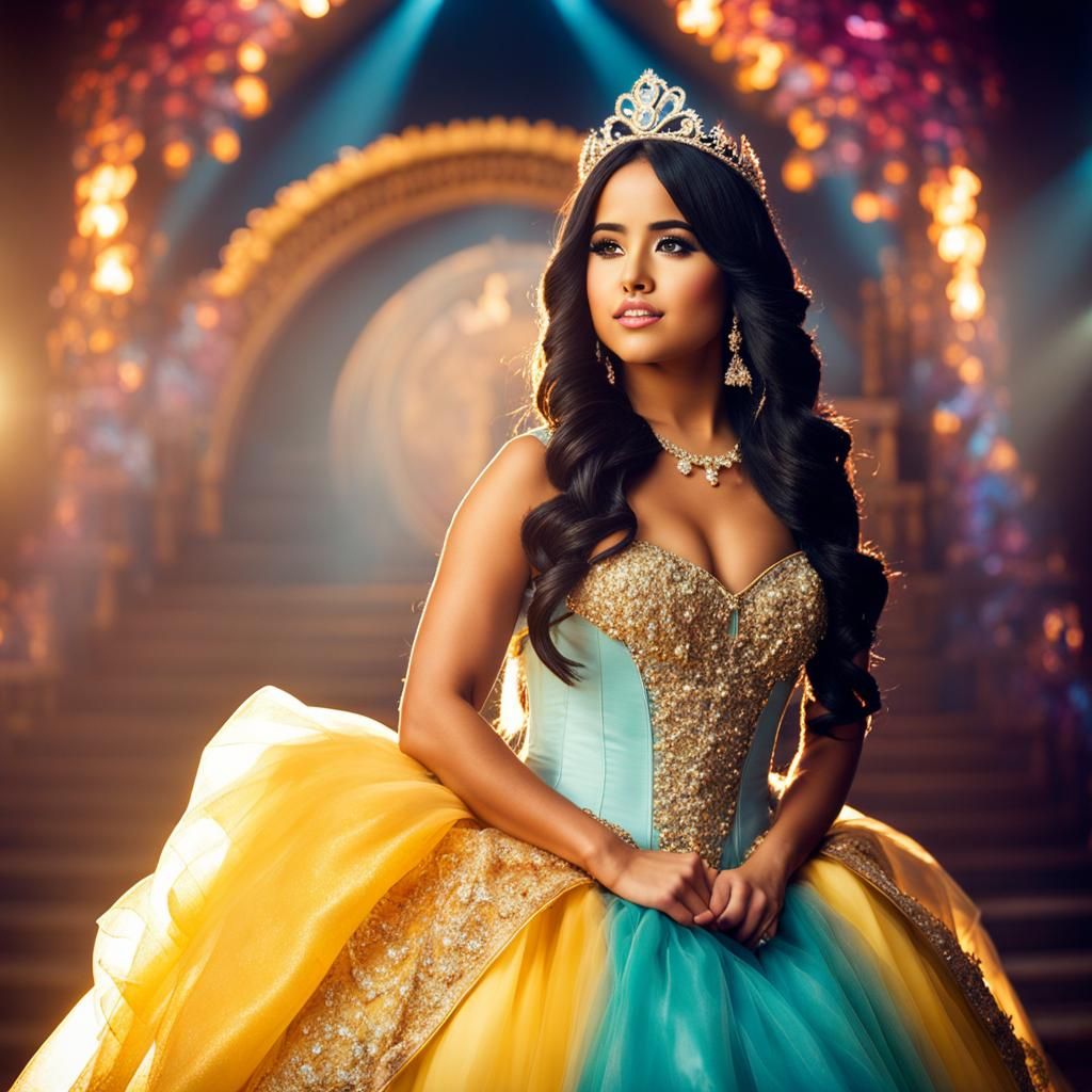 Becky G, Disney Princess - AI Generated Artwork - NightCafe Creator