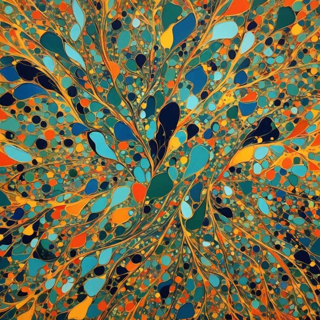 Modern Abstract Art - AI Generated Artwork - NightCafe Creator