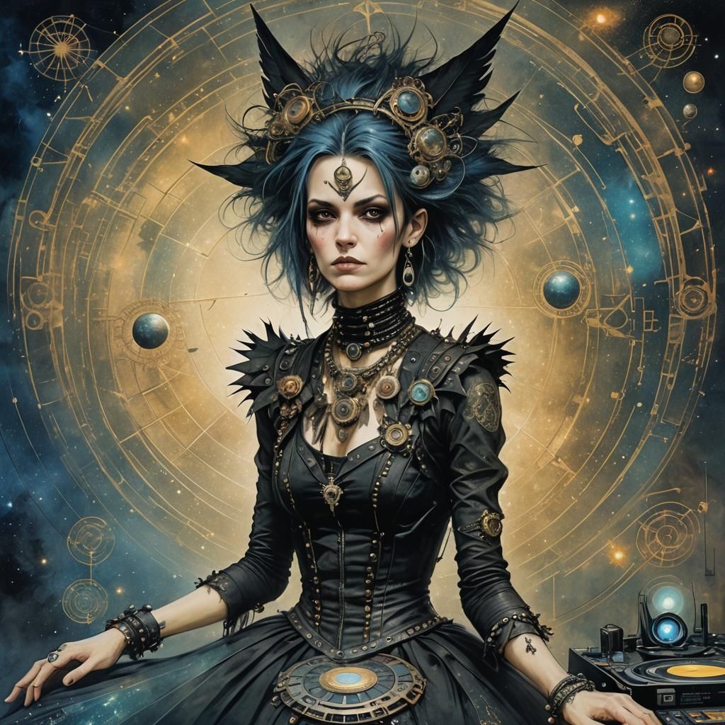 (Punk:13) Cosmic Witch DJ-ing, Ballroom, Susan Seddon Boulet, Olga ...