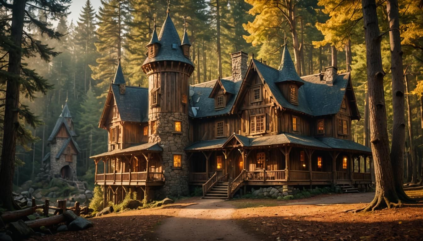 Camp Rockwood Lodge - Enchanted Castle Amidst the Rustic Woo...
