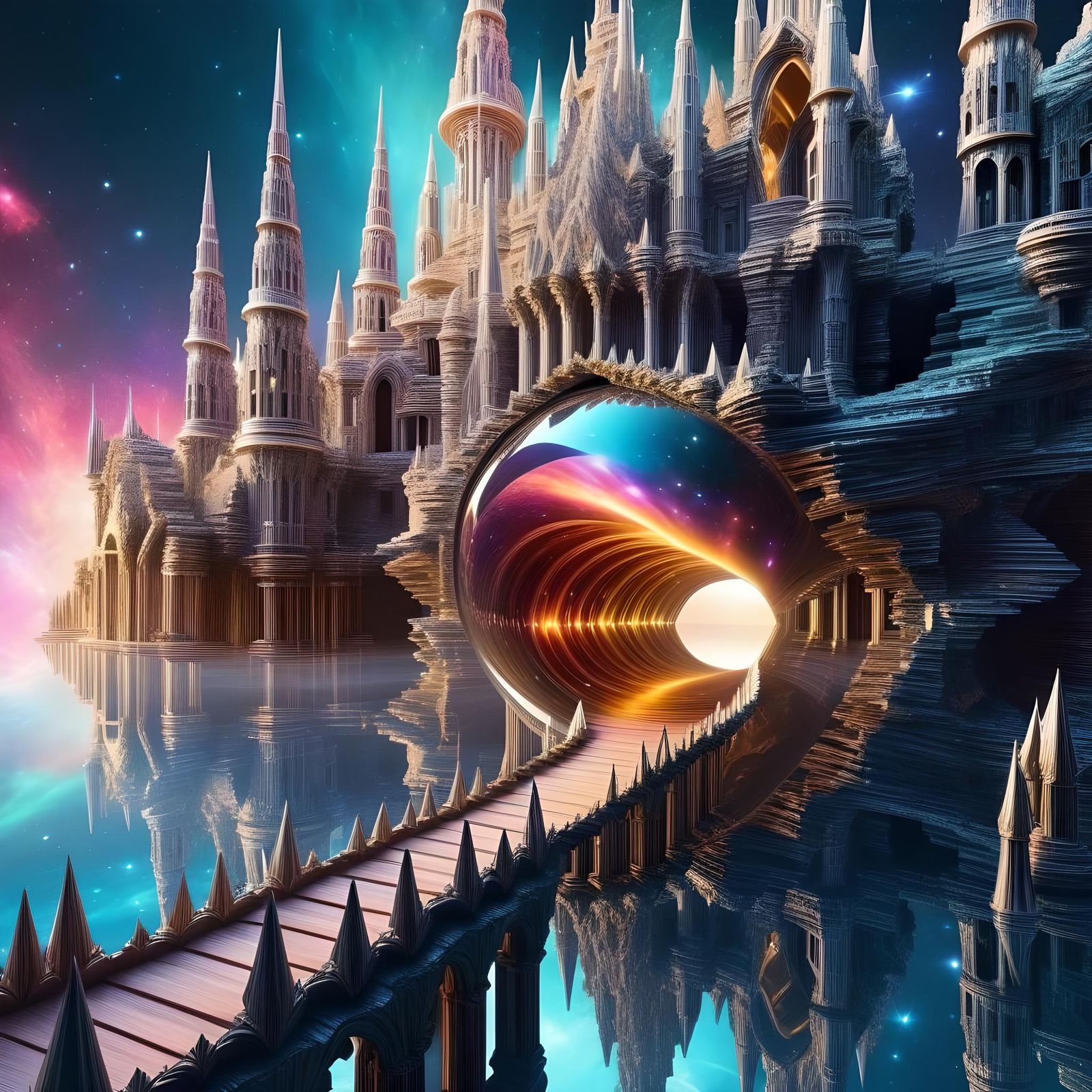 Dream Wizards Castle - AI Generated Artwork - NightCafe Creator
