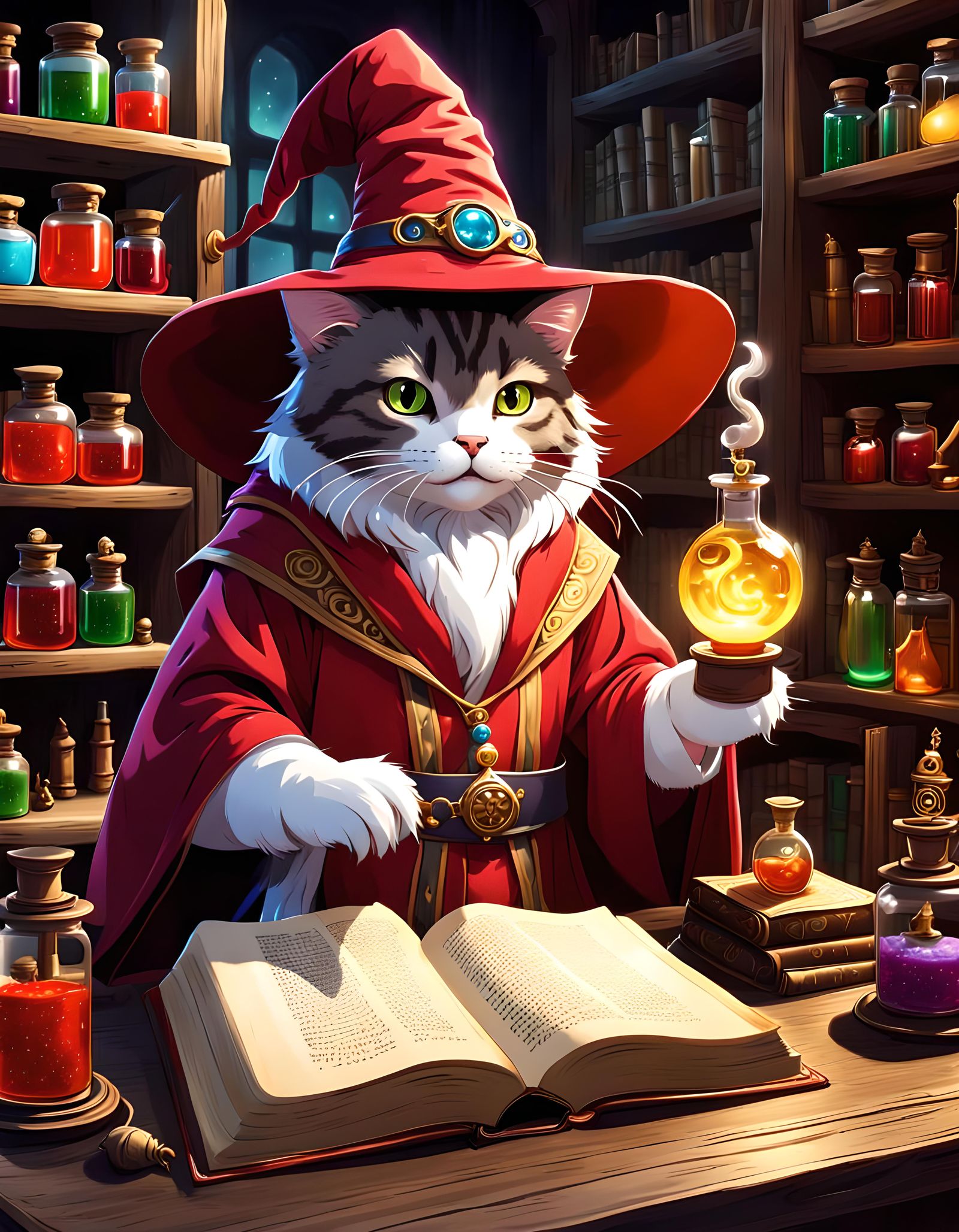 A Wizard's Concoction - AI Generated Artwork - NightCafe Creator