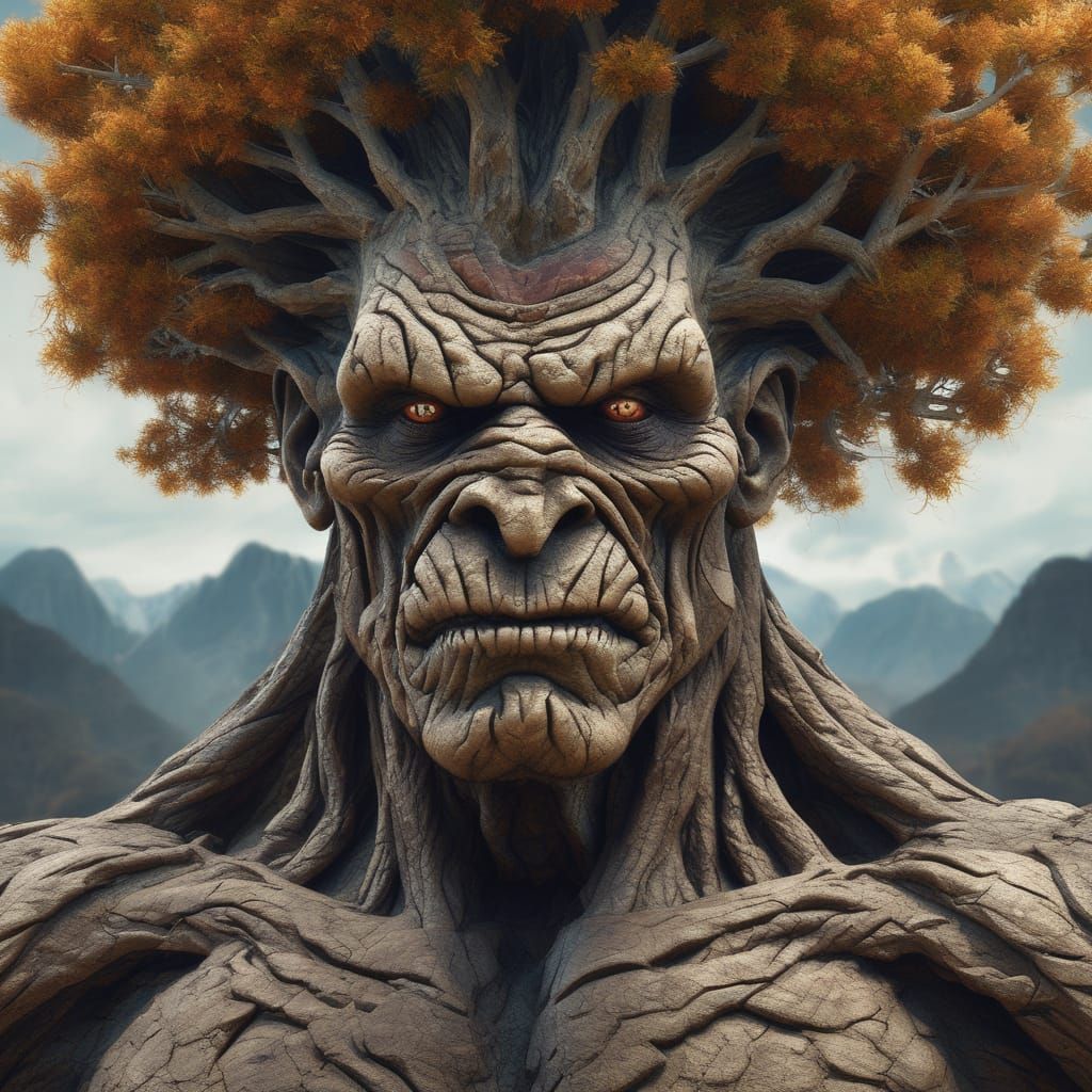 Tree Golem - AI Generated Artwork - NightCafe Creator