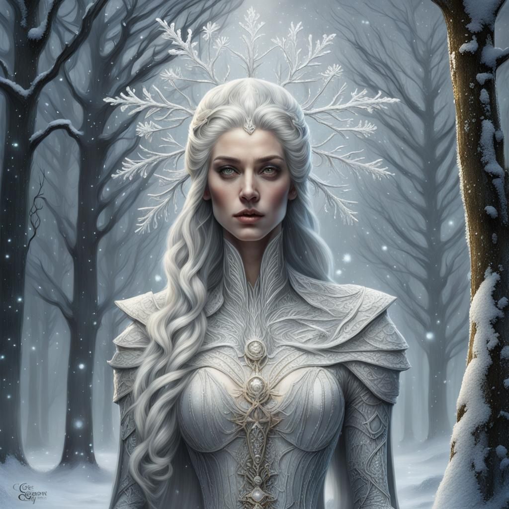La reina de las nieves - AI Generated Artwork - NightCafe Creator