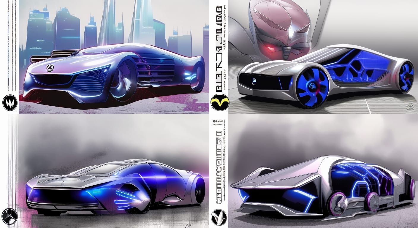 Mercedes VISION AVTR V2, Batman Beyond Batmobile, Mark Brooks and Dan ...