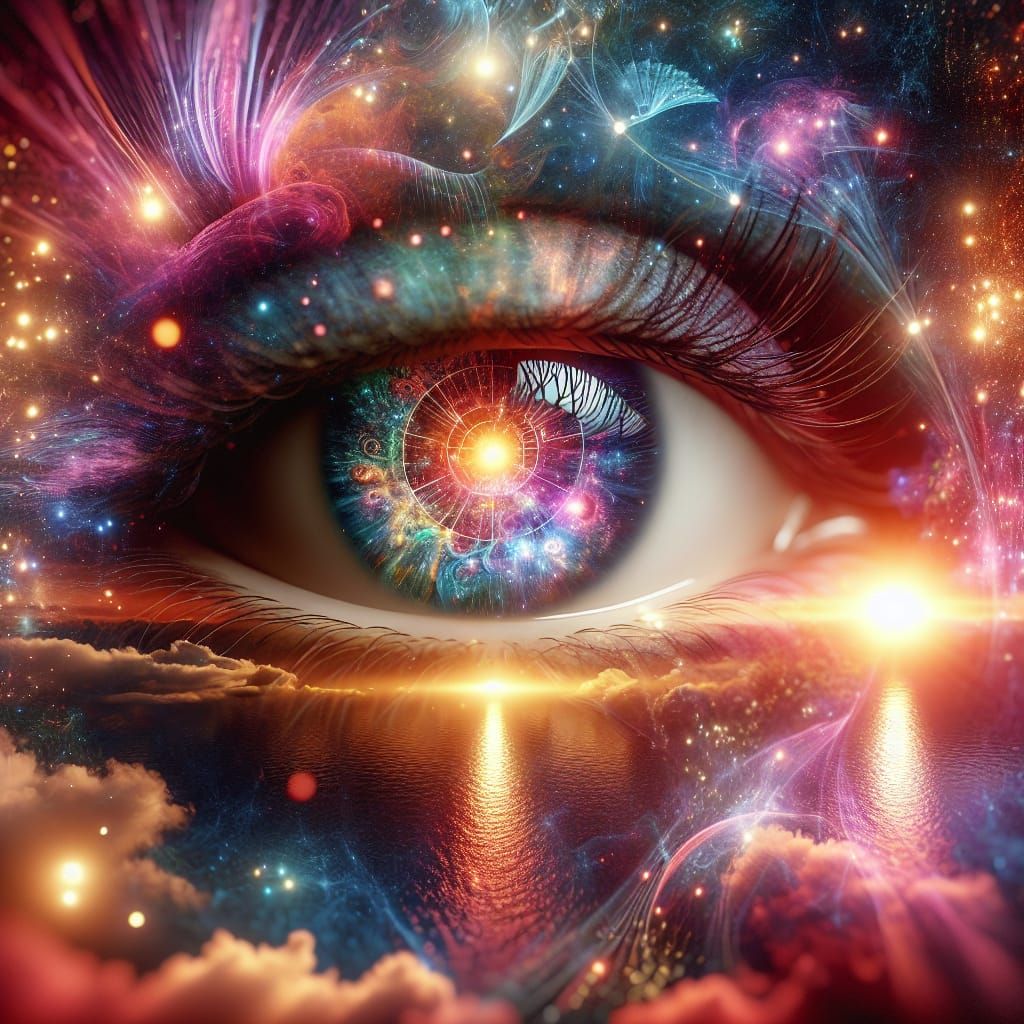 Astral Galaxy Eye 👁️ - AI Generated Artwork - NightCafe Creator