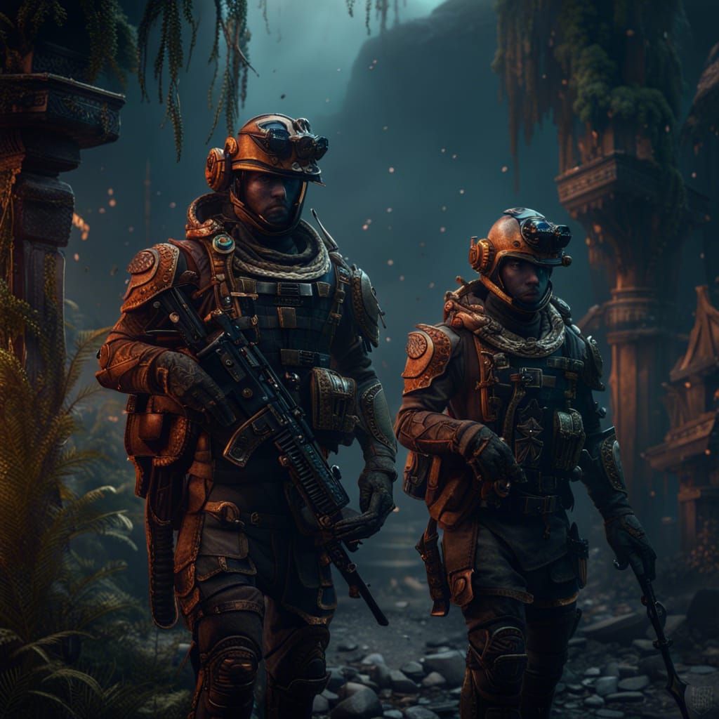 Soldiers - AI Generated Artwork - NightCafe Creator