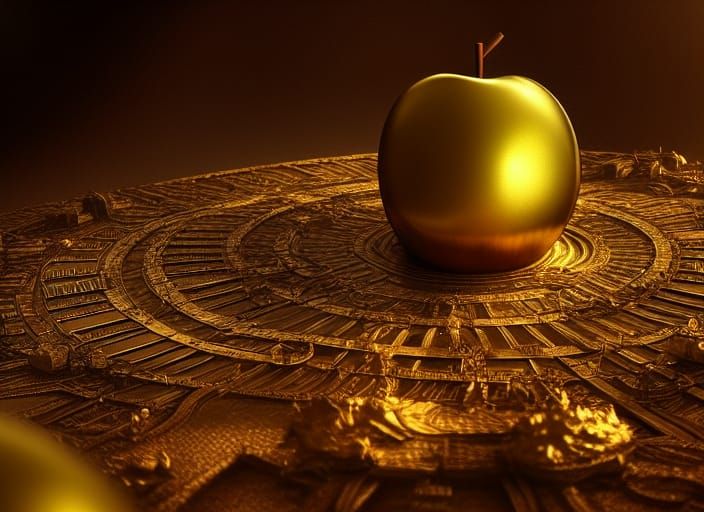 The Golden Apple of Eris - AI Generated Artwork - NightCafe Creator