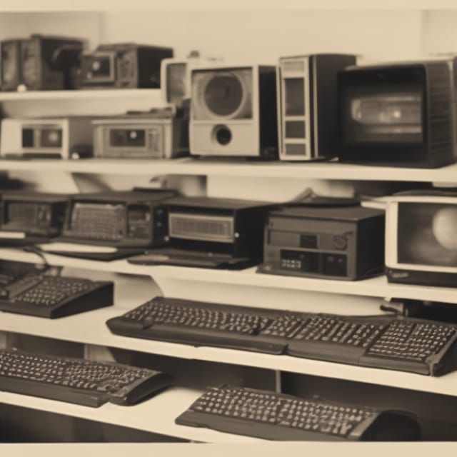Old computer land - AI Generated Artwork - NightCafe Creator