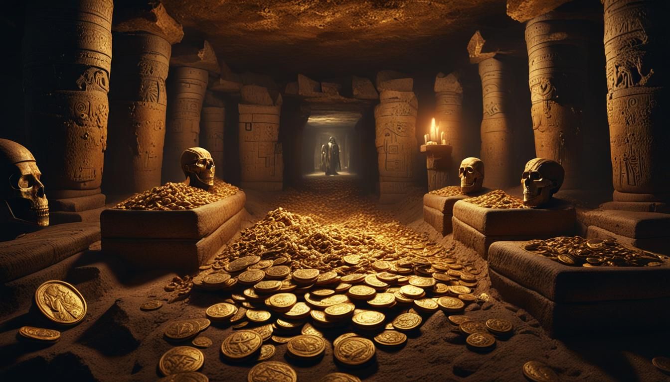 PYRAMID CATACOMBS [Pt. 1]. - AI Generated Artwork - NightCafe Creator