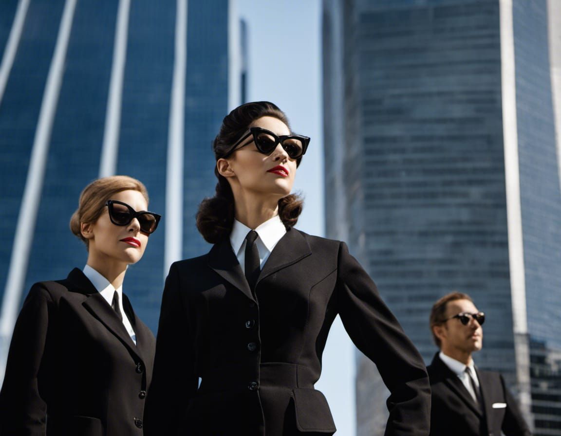 MiB caught in temporal flux - AI Generated Artwork - NightCafe Creator