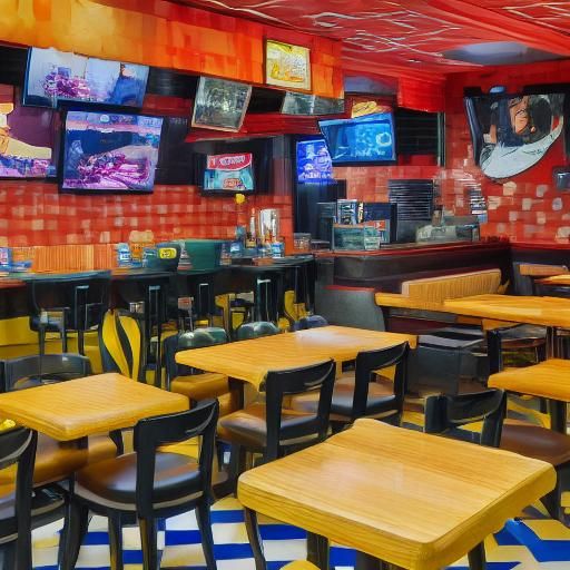 Wizards in fast food restaurant - AI Generated Artwork - NightCafe Creator