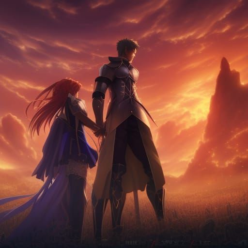 Fate stay night - AI Generated Artwork - NightCafe Creator