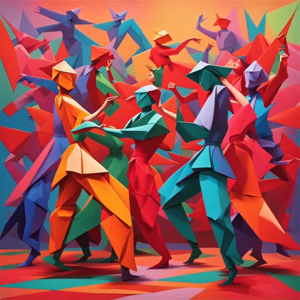 Paper Dance (Shake It Off) - AI Generated Artwork - NightCafe Creator