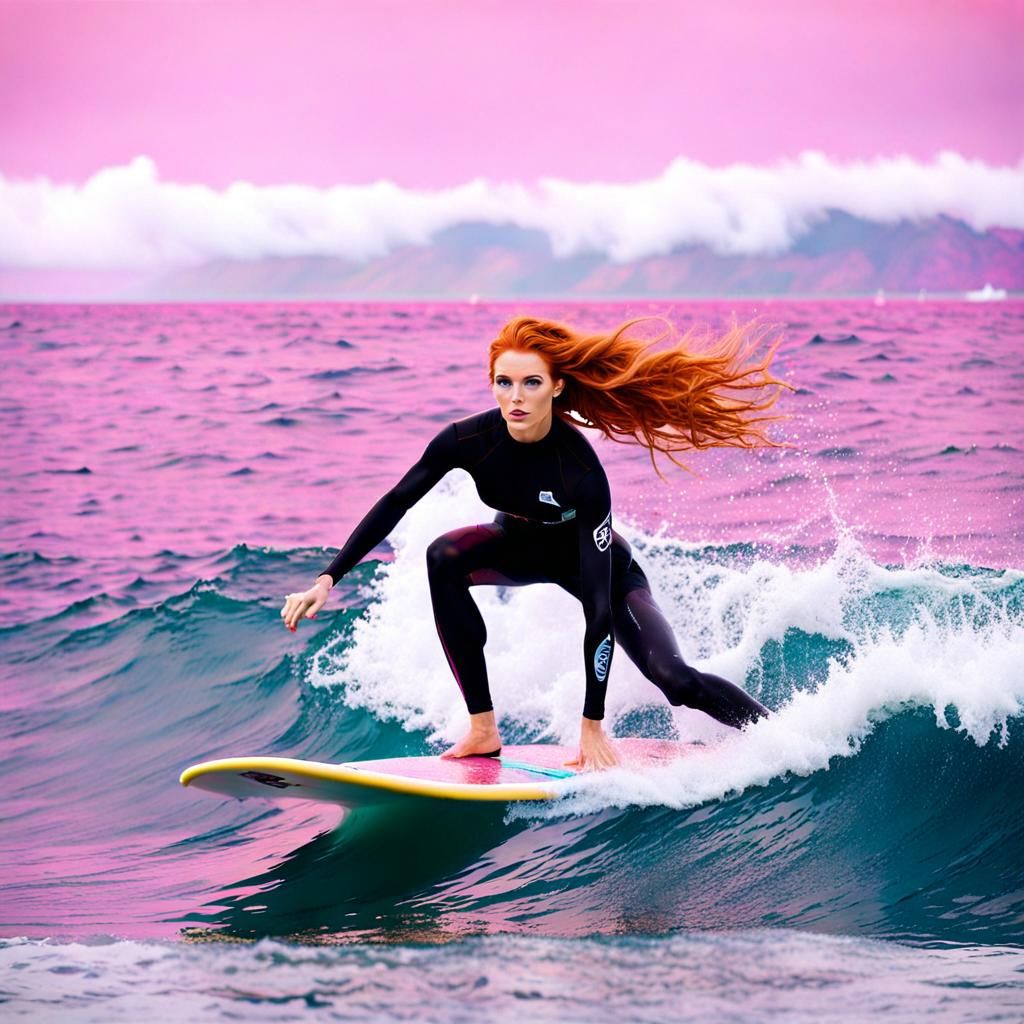 surfing - AI Generated Artwork - NightCafe Creator