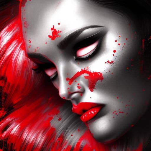 The Crimson Cursed - AI Generated Artwork - NightCafe Creator