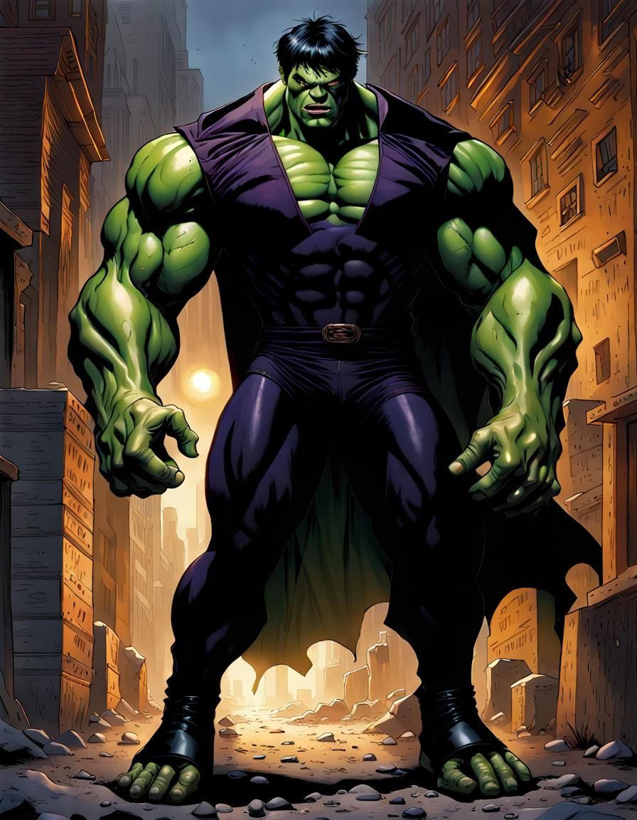 Hulk - Purple - AI Generated Artwork - NightCafe Creator
