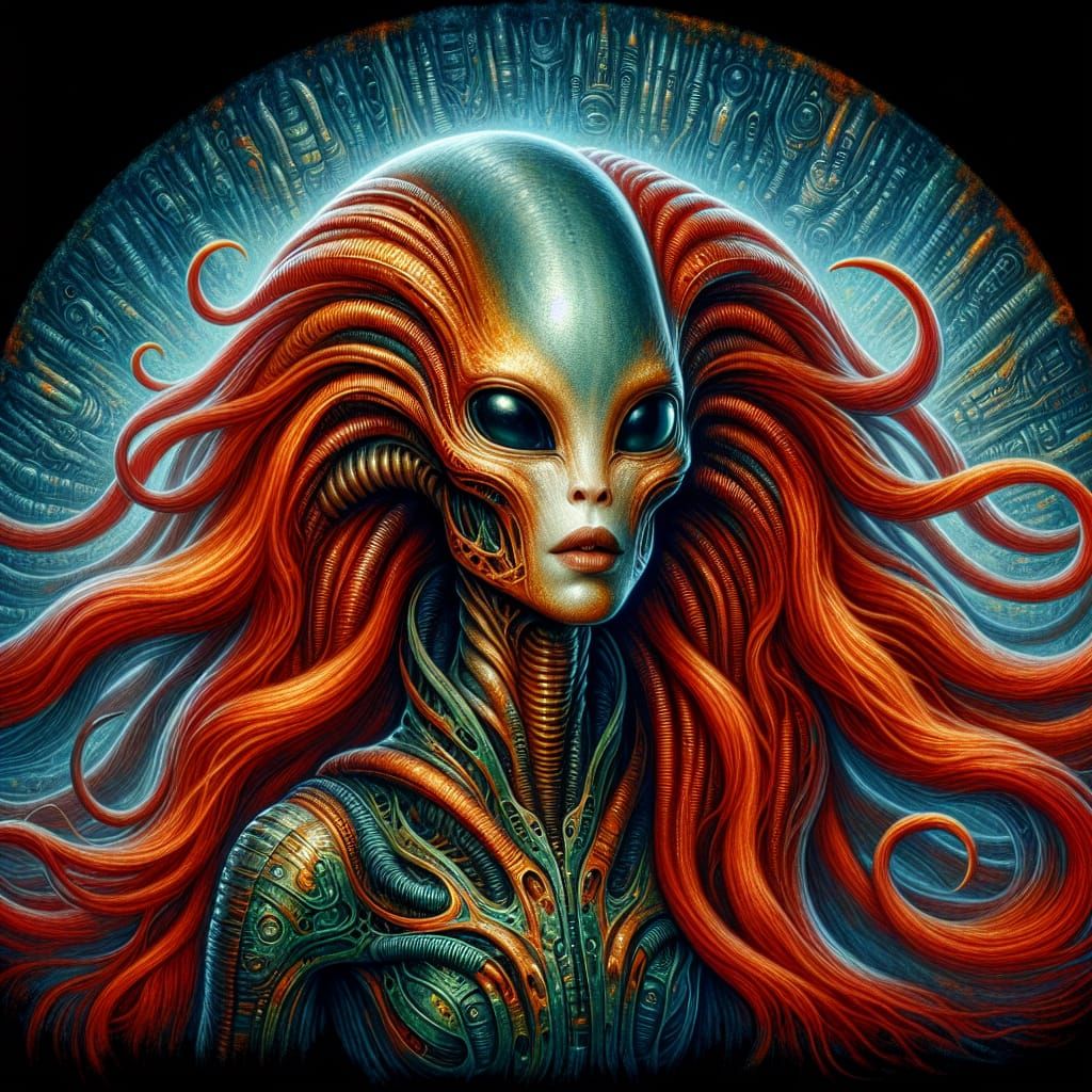 alien redhead - AI Generated Artwork - NightCafe Creator