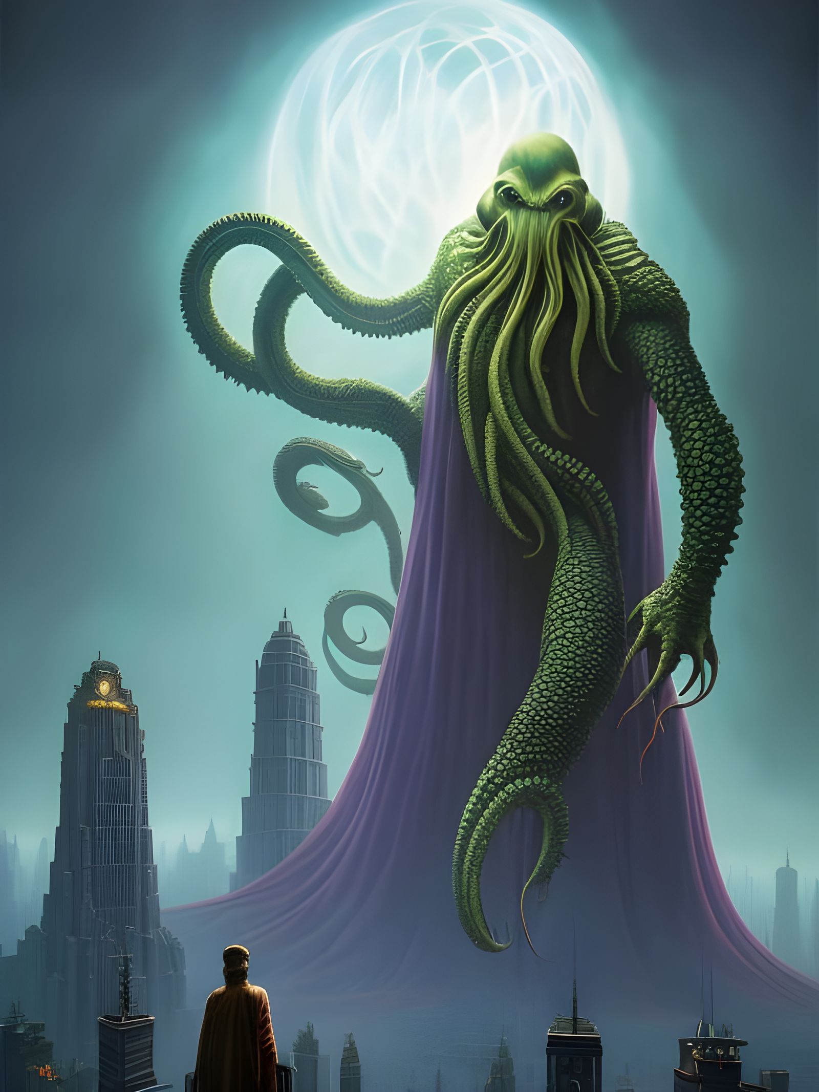 Cthulhu 2 - AI Generated Artwork - NightCafe Creator