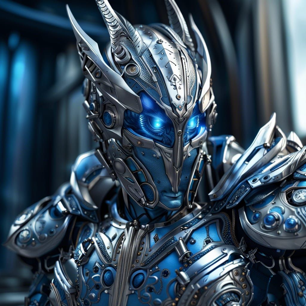 Silver Sauron - AI Generated Artwork - NightCafe Creator