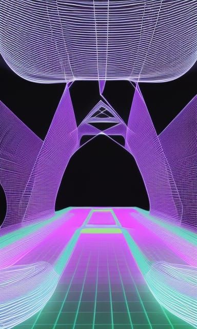 TRON ramp - AI Generated Artwork - NightCafe Creator