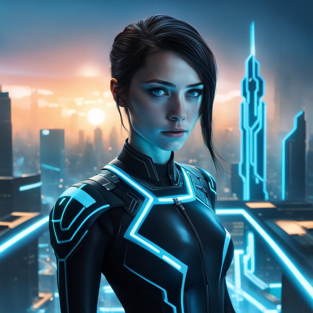 Tron Legacy - AI Generated Artwork - NightCafe Creator