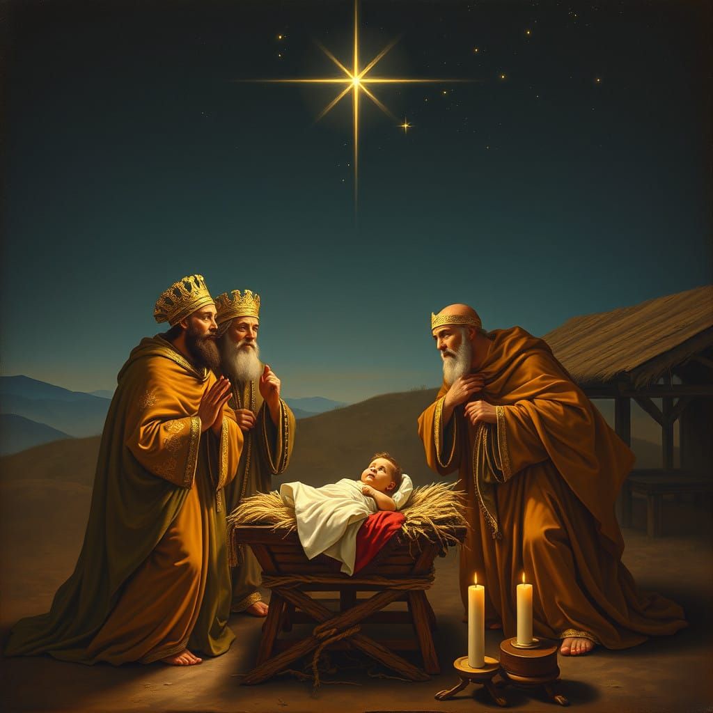 The Gospel of Matthew (2:1–12) - Three Wise Men Adore the C...