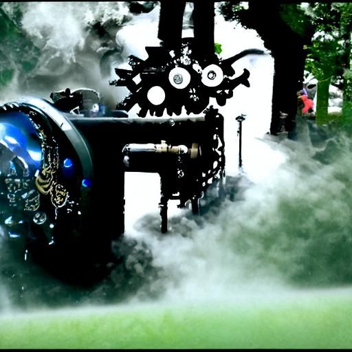incredible steam machine - AI Generated Artwork - NightCafe Creator