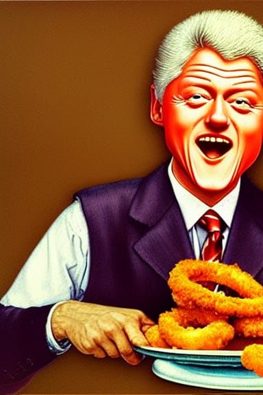 Portrait of Bill Clinton - AI Generated Artwork - NightCafe Creator