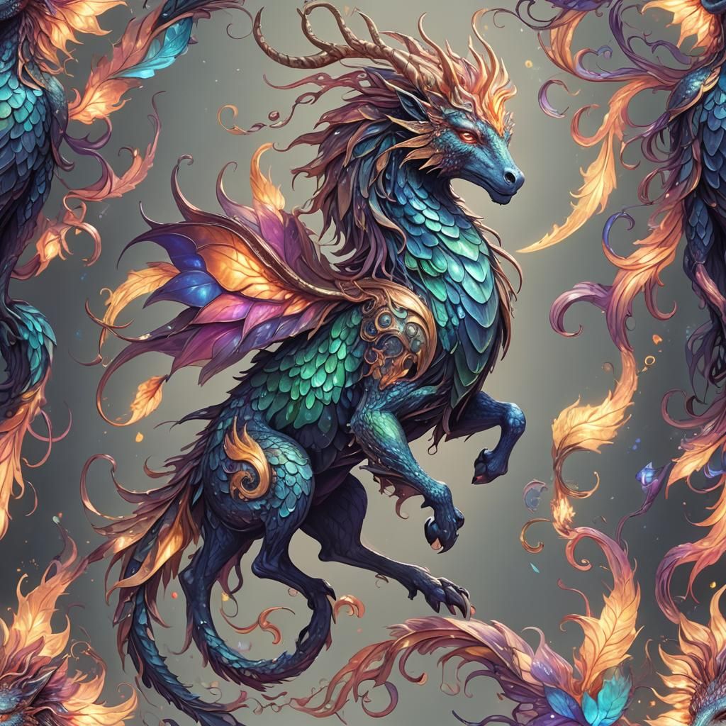 Mythical Creature - AI Generated Artwork - NightCafe Creator