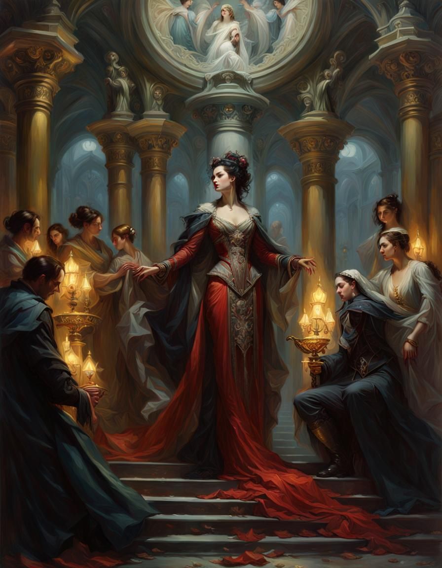 The last ancient vampire - AI Generated Artwork - NightCafe Creator