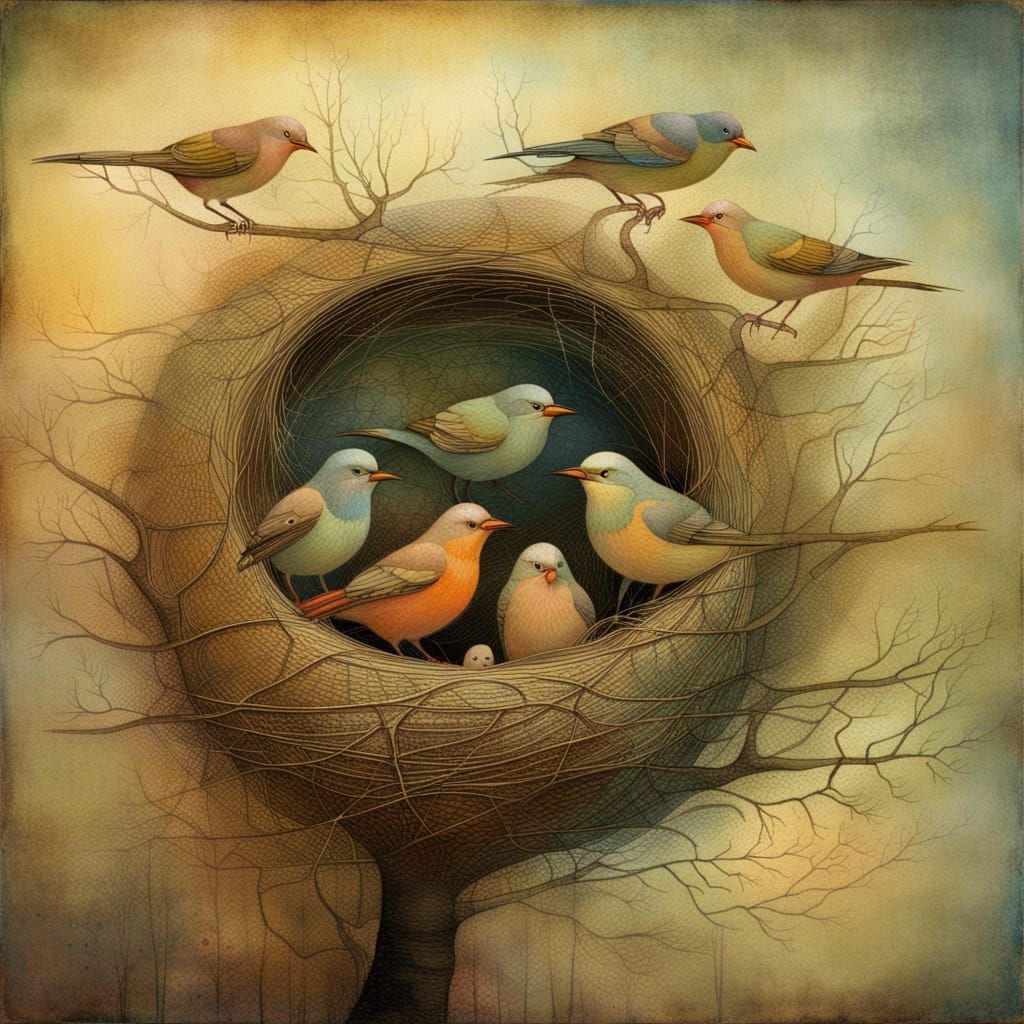 nesting - AI Generated Artwork - NightCafe Creator