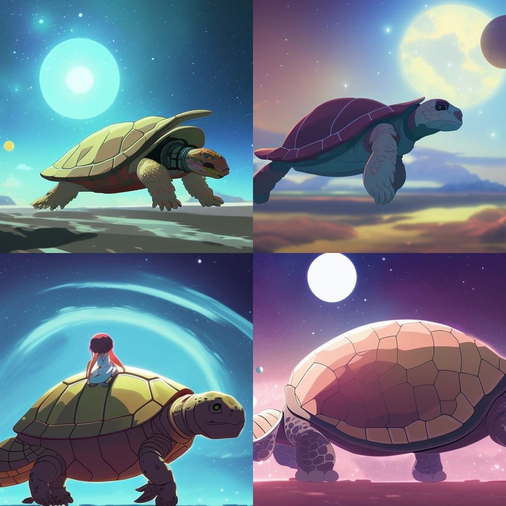 space tortoise - AI Generated Artwork - NightCafe Creator