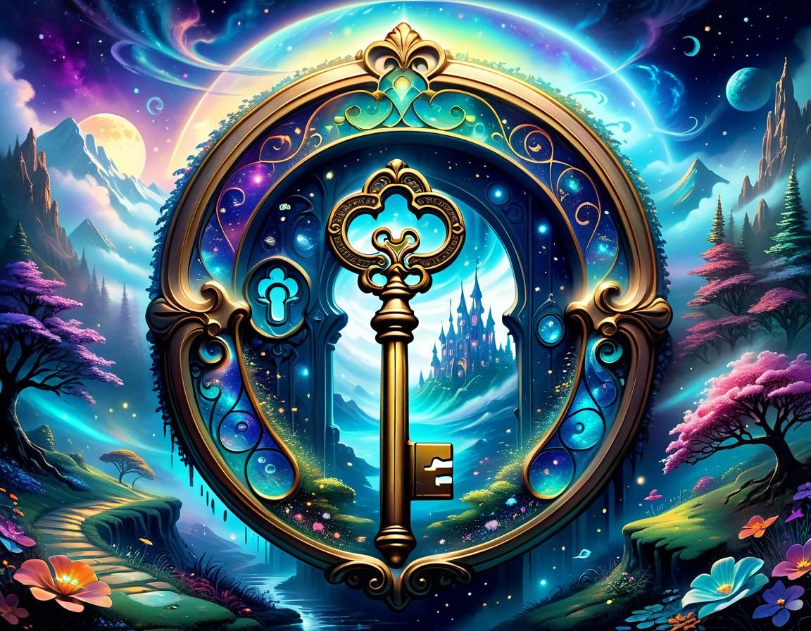 mystical key - AI Generated Artwork - NightCafe Creator