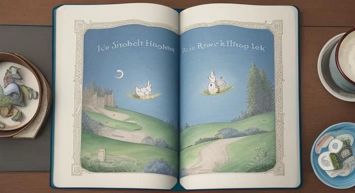 A whimsical storybook illustration read at lunch - AI Generated Artwork ...