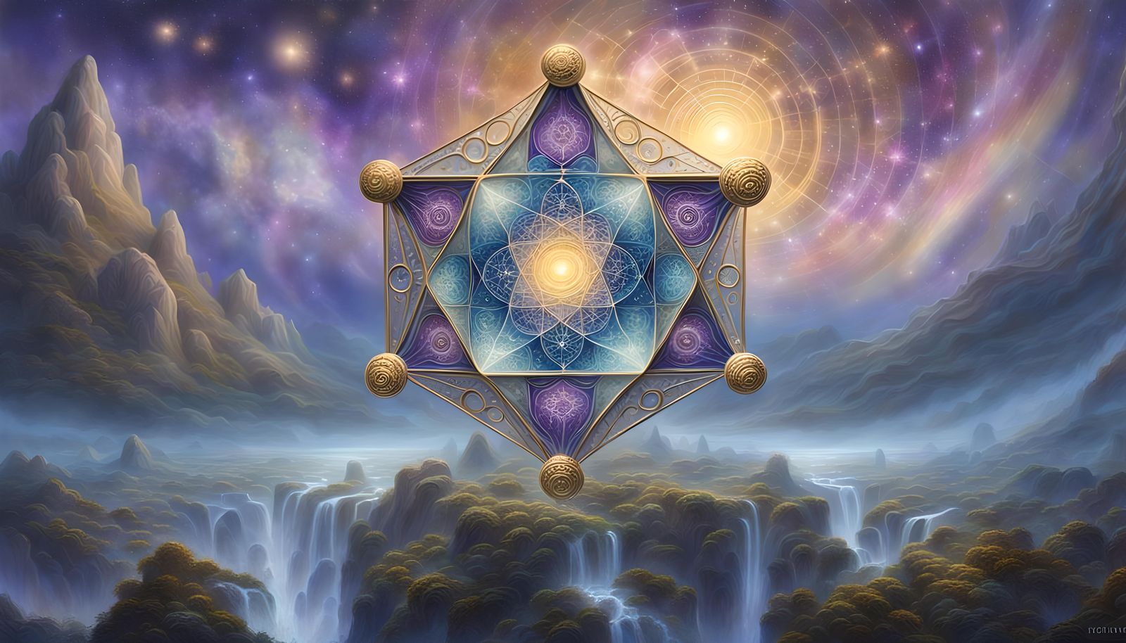 Cosmic Geometry: The Divine Blueprint - AI Generated Artwork ...