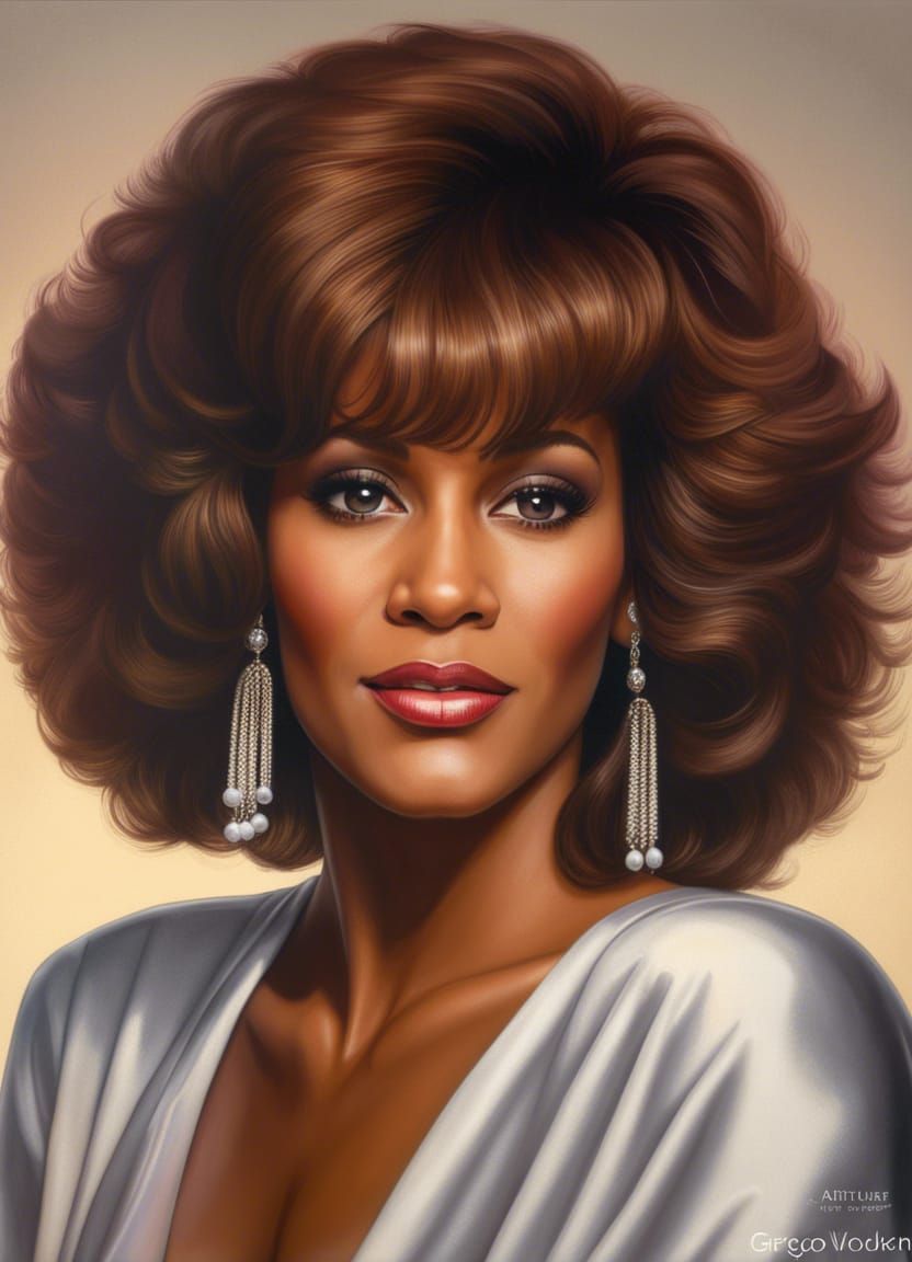Not Whitney Houston - AI Generated Artwork - NightCafe Creator