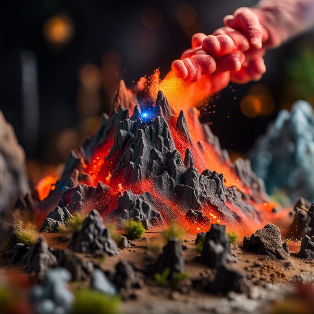 The Eruption - AI Generated Artwork - NightCafe Creator