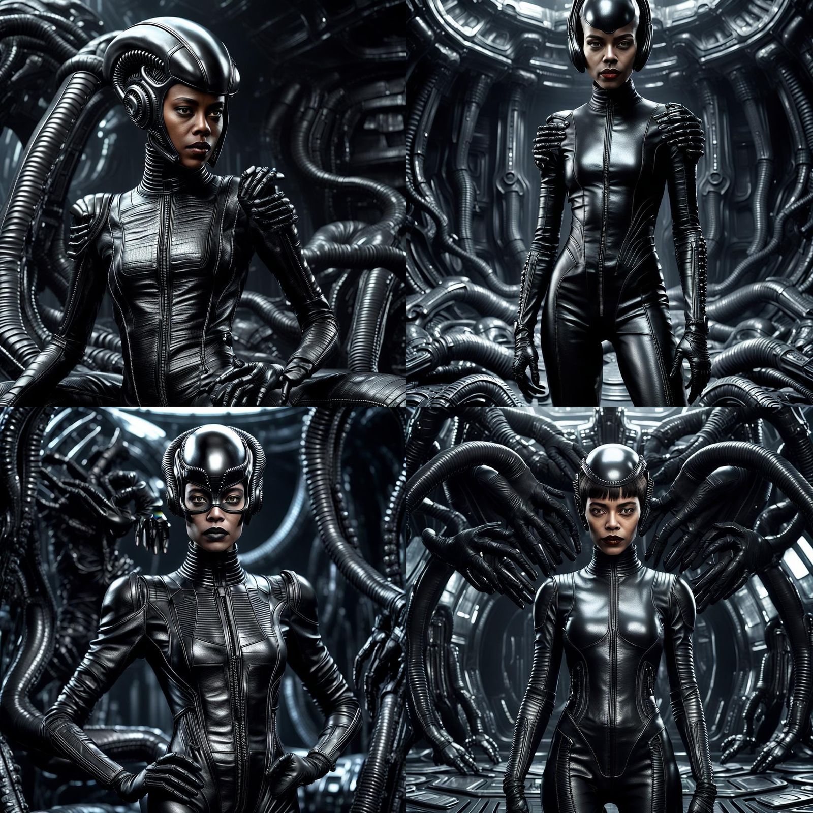 Human + Alien = Queen_002 - AI Generated Artwork - NightCafe Creator