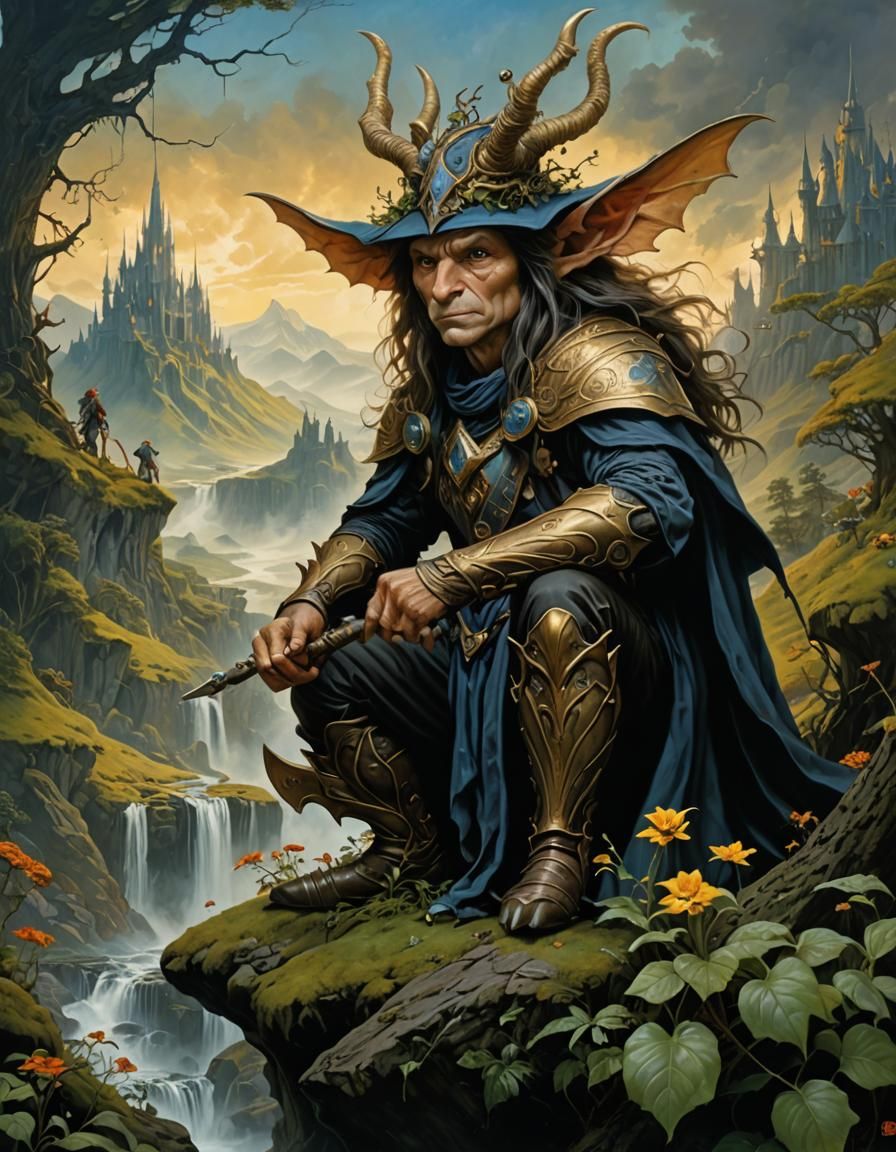 Elven Witcher - AI Generated Artwork - NightCafe Creator