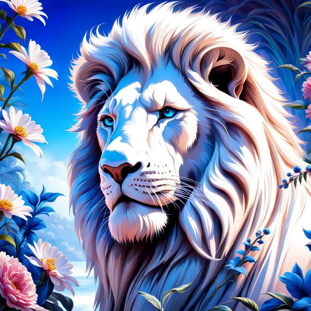 Daisy Lion - AI Generated Artwork - NightCafe Creator