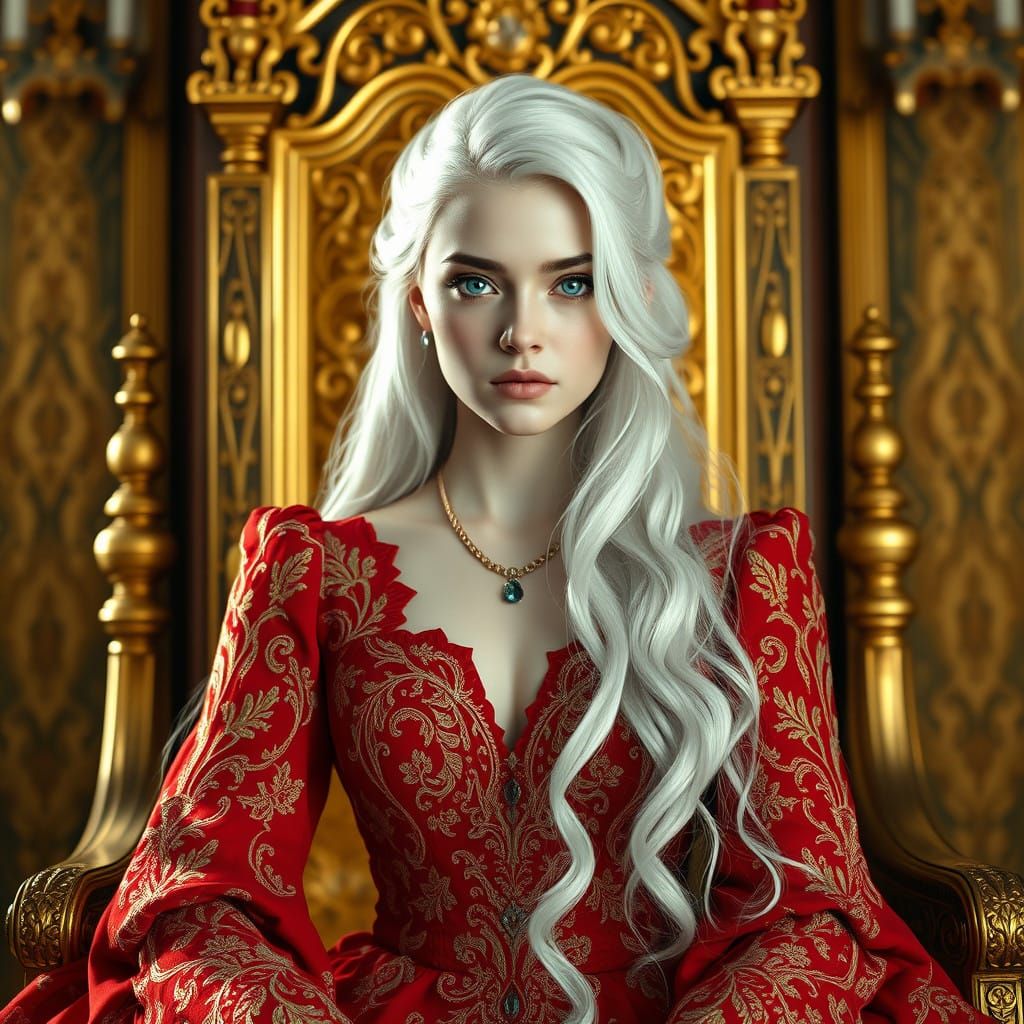 Kingdom - Regal Nordic Princess in 19th Century Royal Splend...