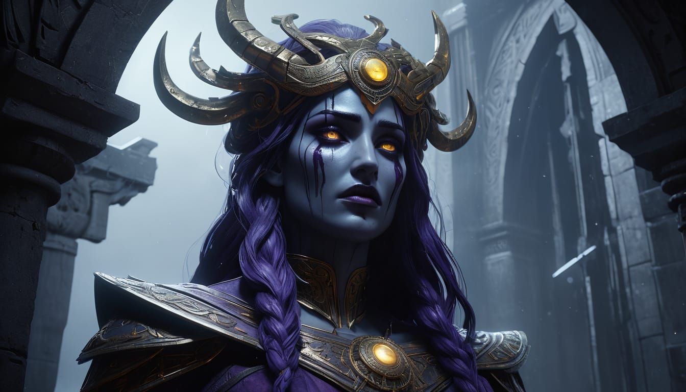 Hecate the Sad - Goddess Hel Reigns in Dark, Icy Helheim, Fl...