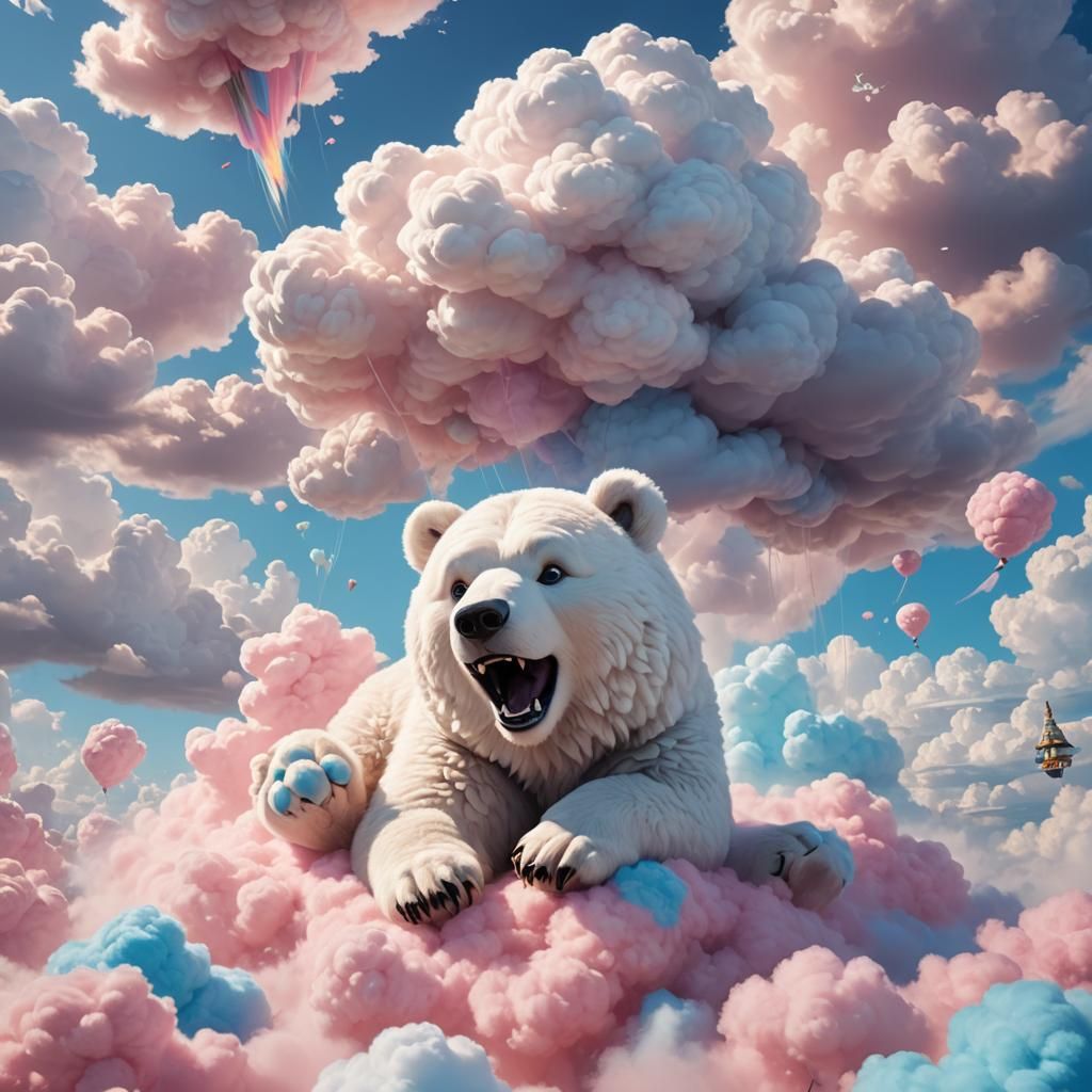 Cloud Bear - AI Generated Artwork - NightCafe Creator