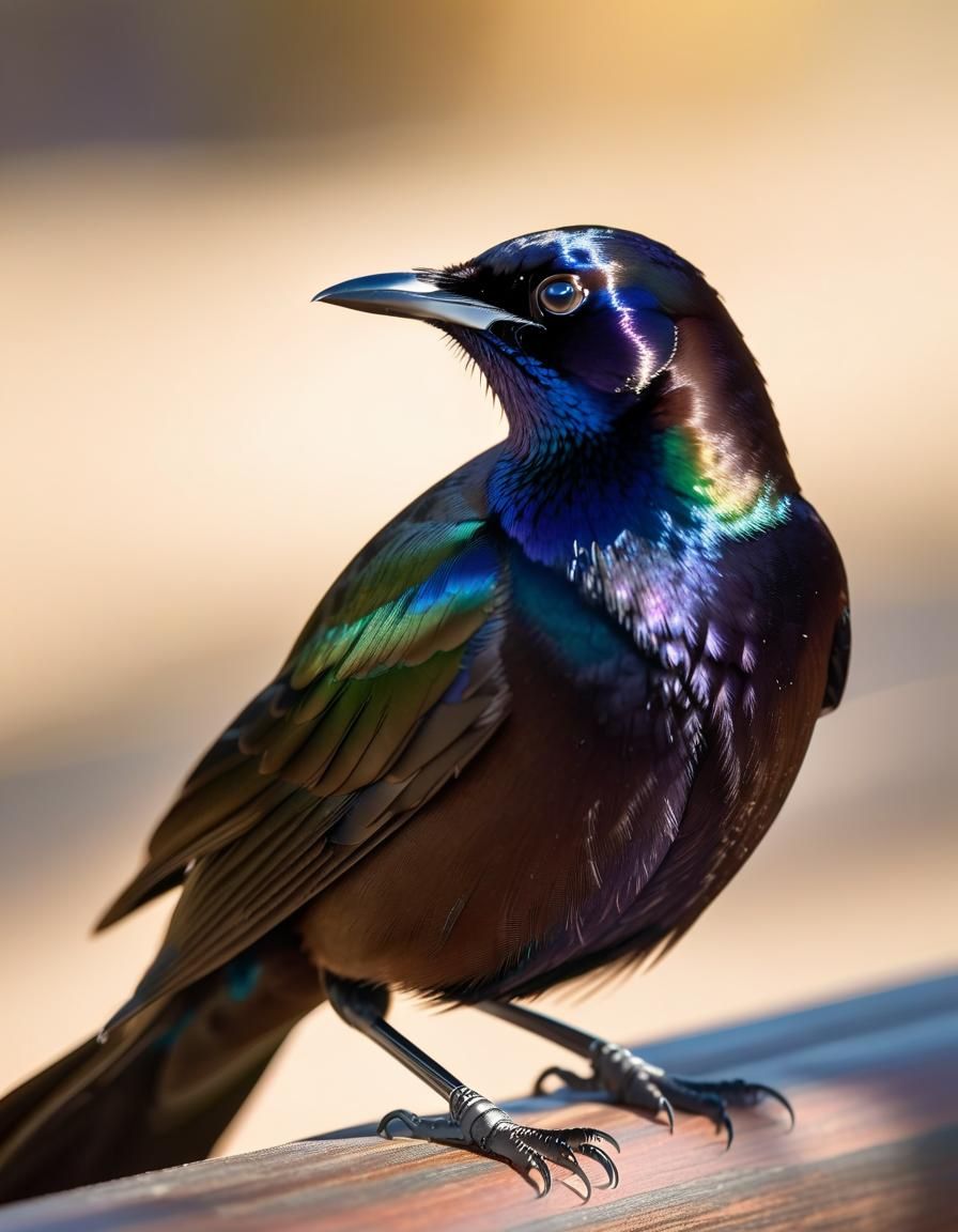 Common Grackle - AI Generated Artwork - NightCafe Creator