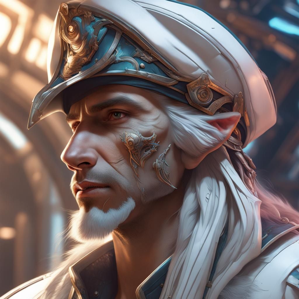 Space Pirates White Wolf - AI Generated Artwork - NightCafe Creator