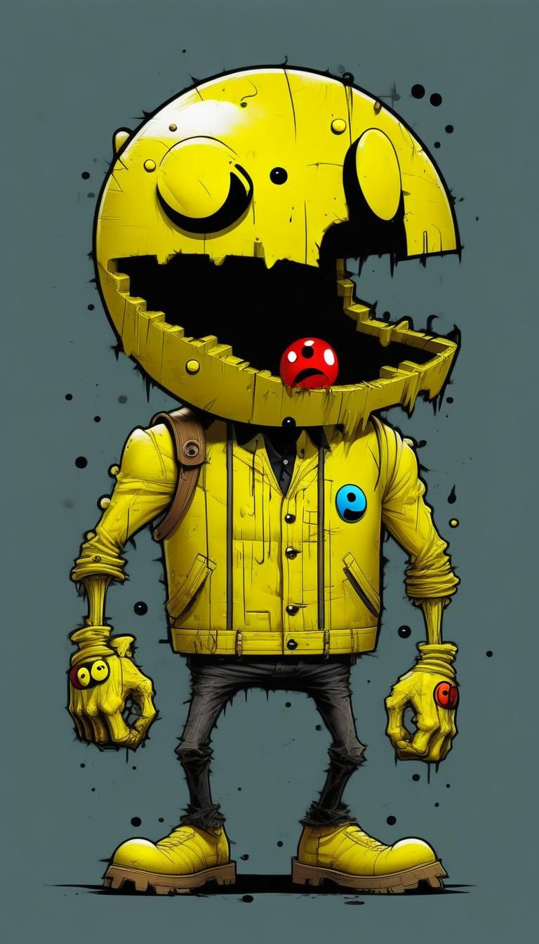 Pac-Man - AI Generated Artwork - NightCafe Creator