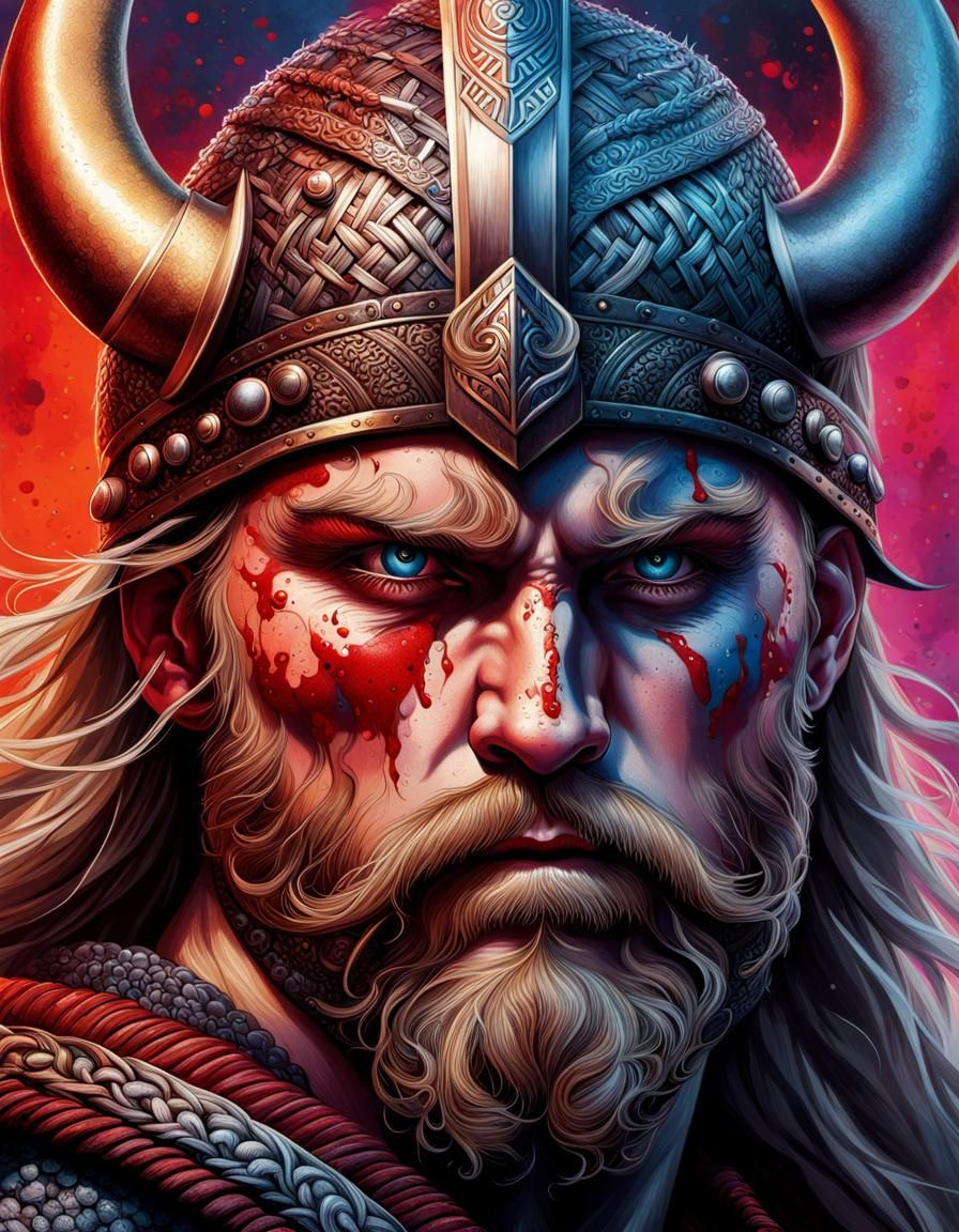 Portrait of a Viking - AI Generated Artwork - NightCafe Creator